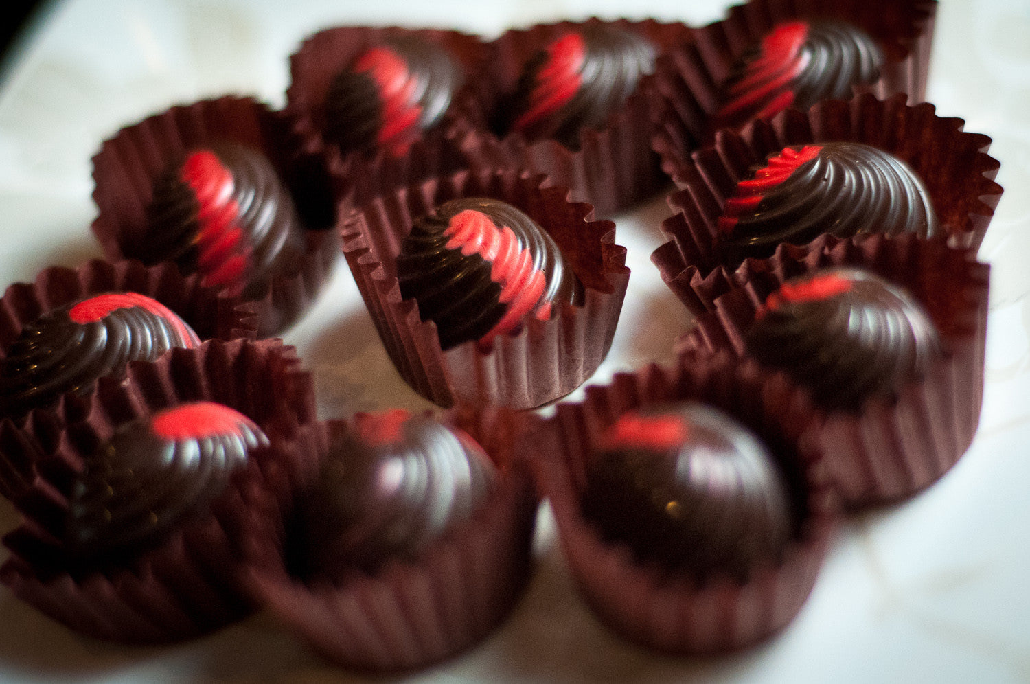 Red Raspberry Buttercream Chocolate Bon Bon – The Secret Chocolatier